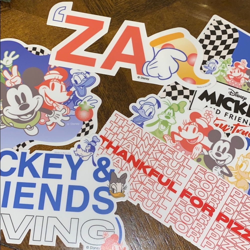 Rare Mickey Original Friendsgiving Sticker Pack - Gem